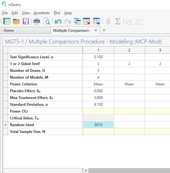 Hypothesis Testing Example - MCP MOD