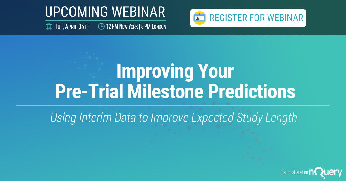 [Webinar] Using Interim Data to Improve Expected Study Length