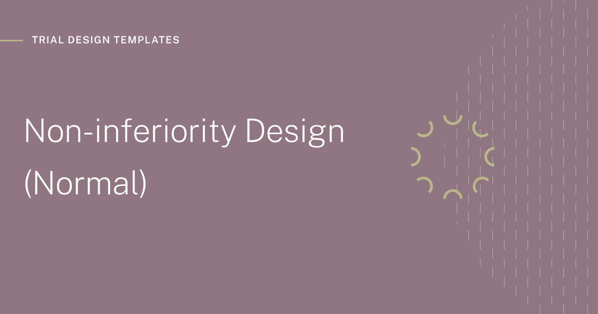 Sample Size for Non inferiority designs